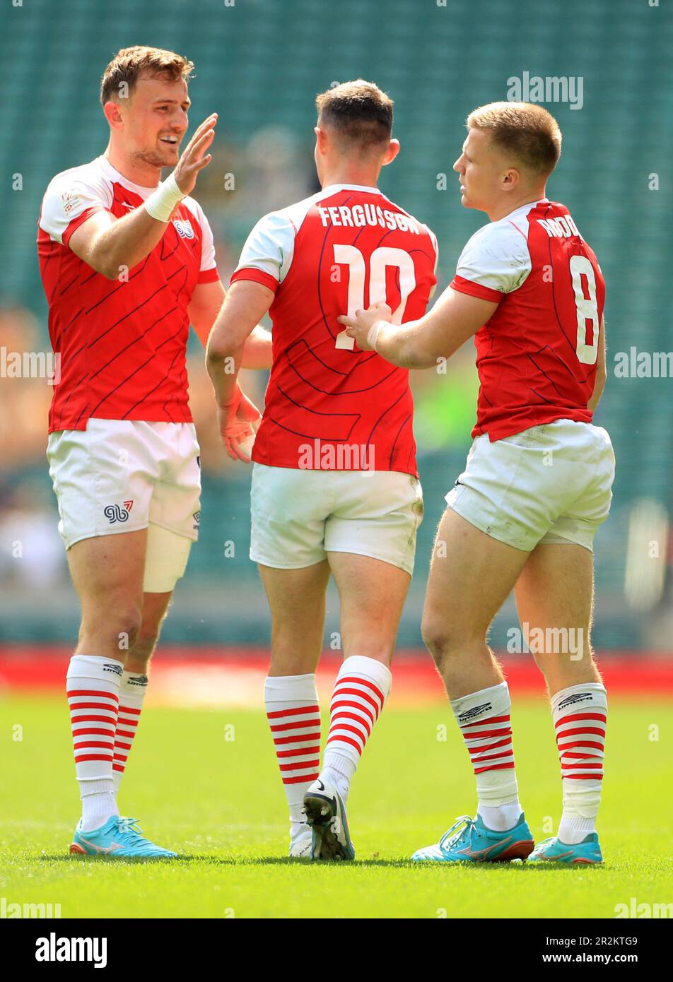 Great Britain’s Robbie Fergusson (centre) and Freddie Roddick (right ...