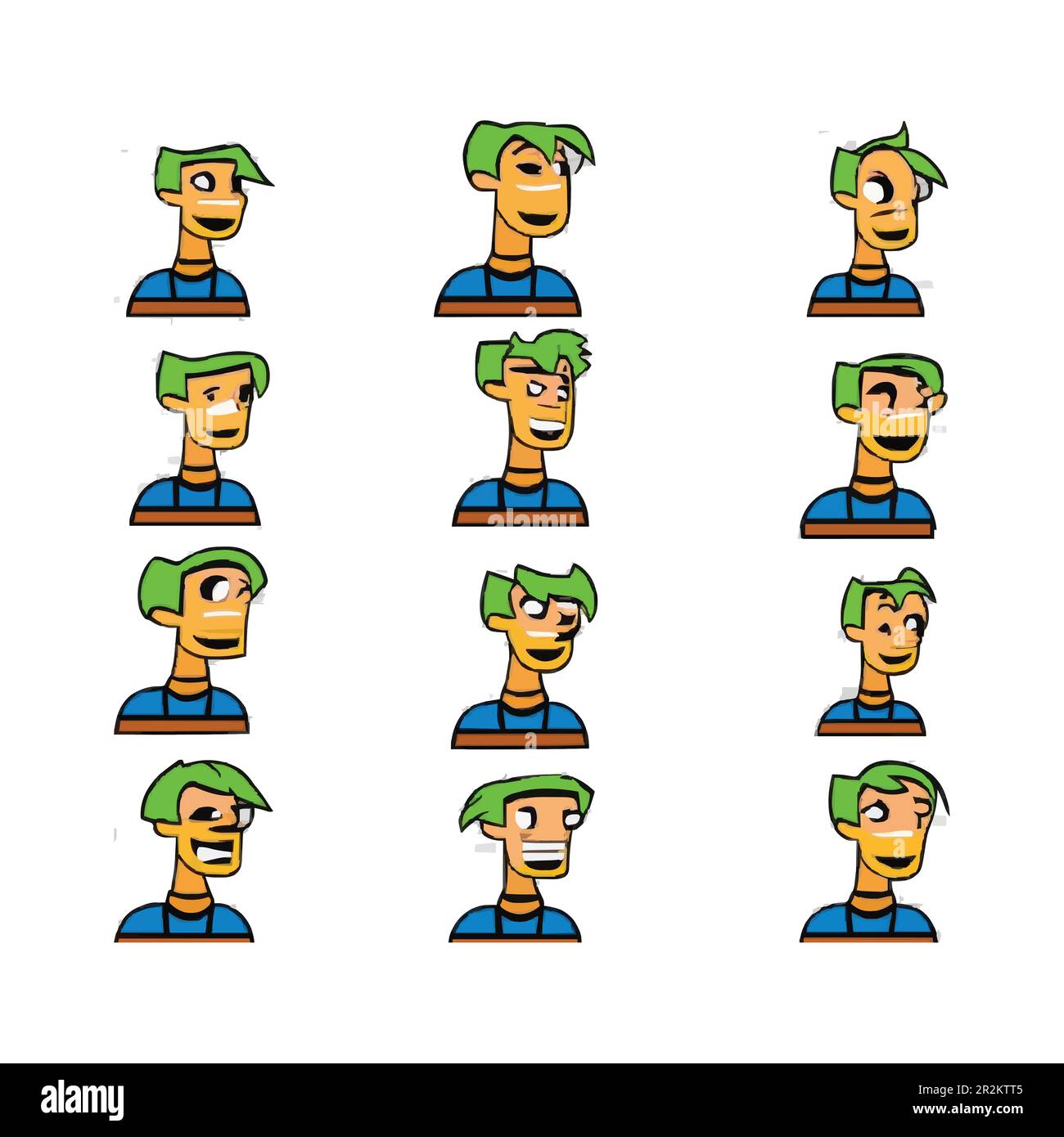 Cute cartoon characters designs vector file Stock Vector Image & Art ...