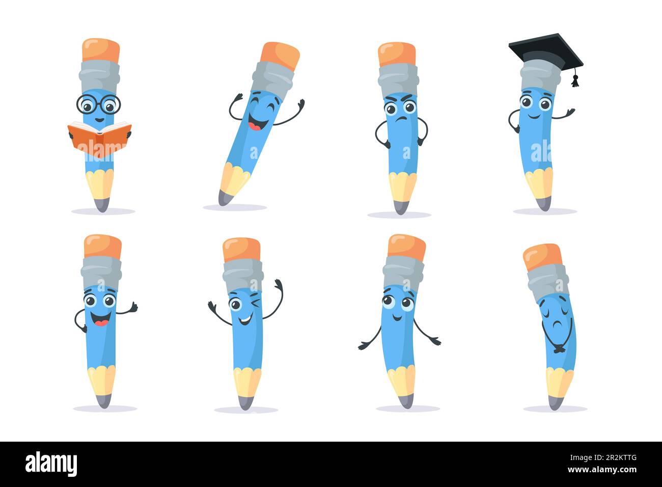 Animated character emotion set Stock Vector Images - Alamy