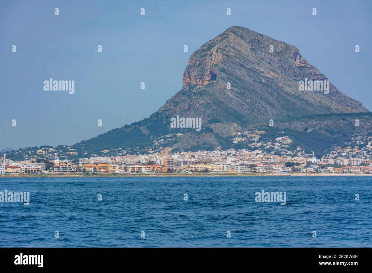 Natural Park of the Montgo massif and the town of Javea, in Alicante ...