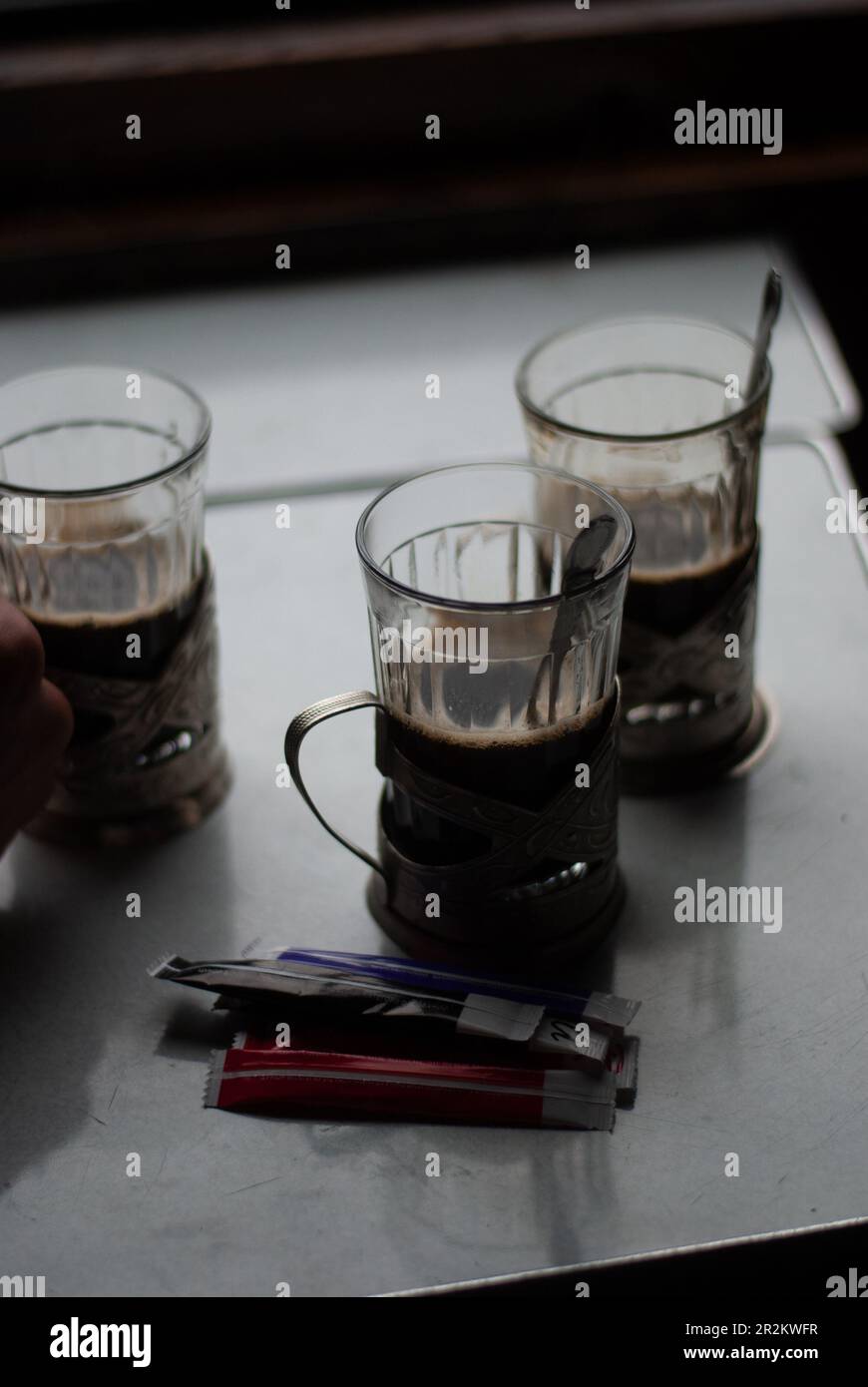 Train window table hi-res stock photography and images - Alamy