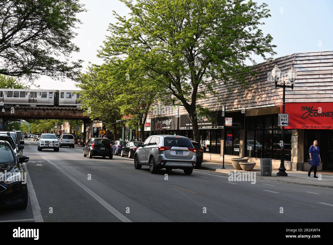 Lincoln square neighborhood hi-res stock photography and images - Alamy