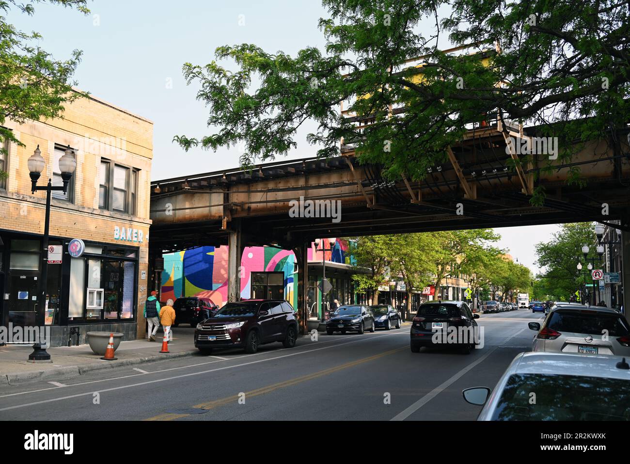 Lincoln square neighborhood hi-res stock photography and images - Alamy