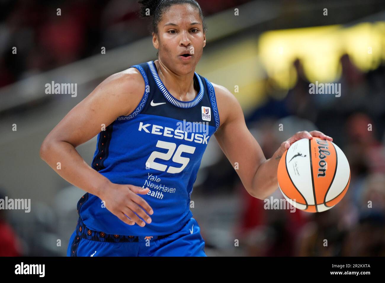 Connecticut Sun forward Alyssa Thomas (25) in action as the Connecticut ...