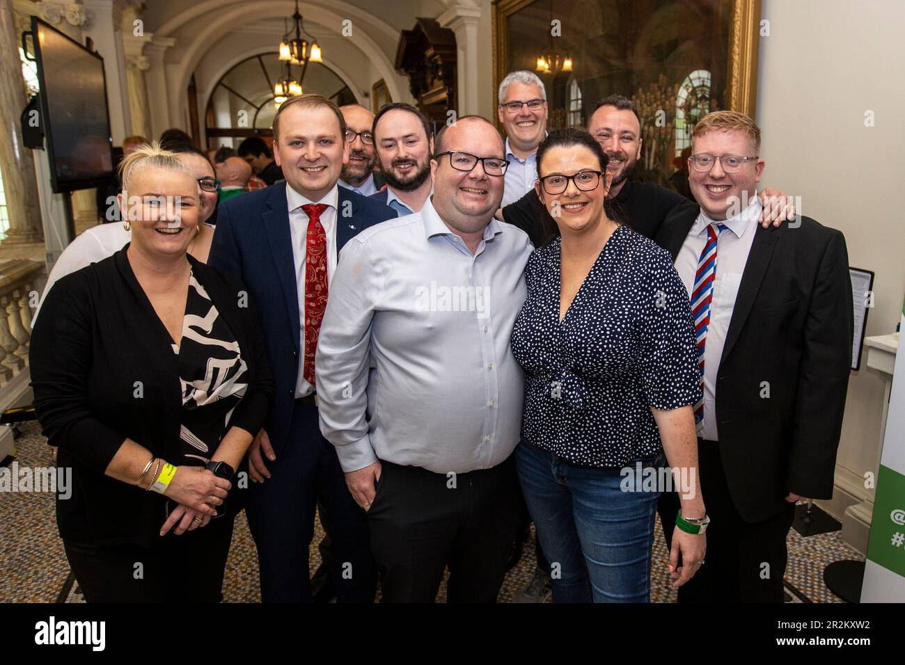 DUP’s Ruth Brooks (third from right) poses with her husband David ...