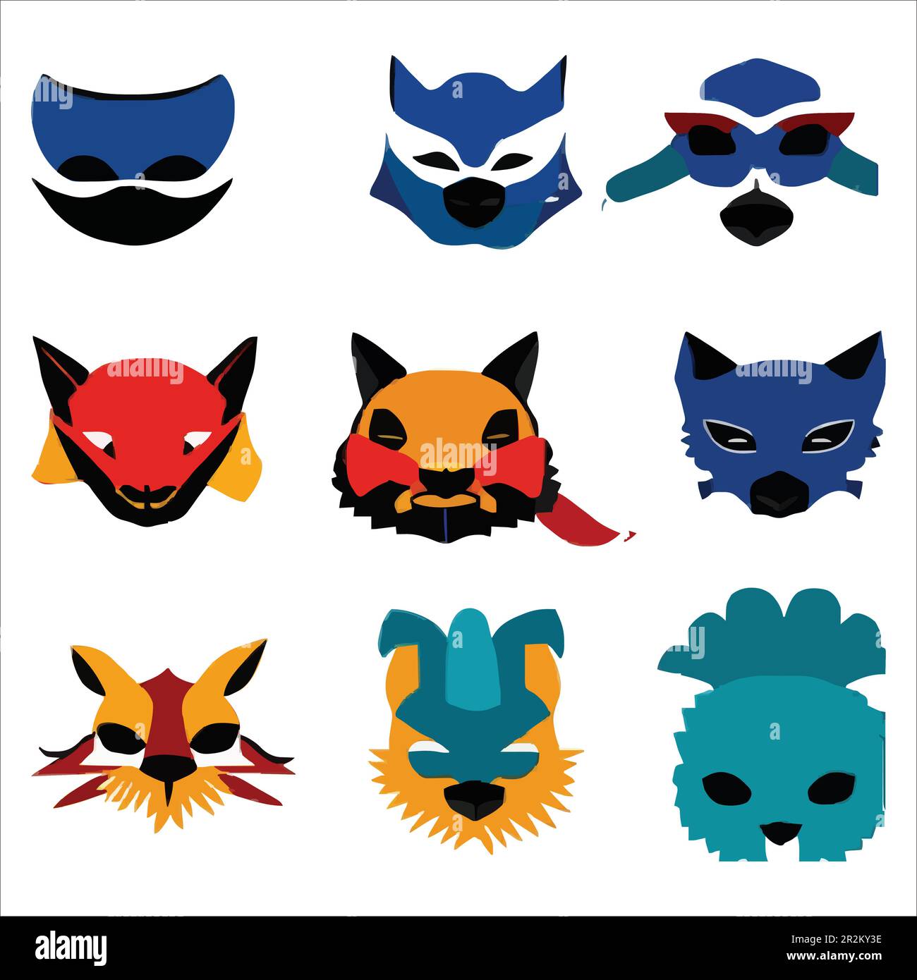 Cute cartoons characters designs vector file Stock Vector Image & Art ...