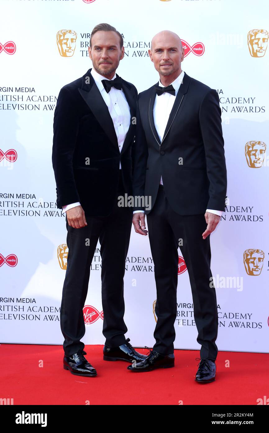 Matt Goss and Luke Goss attend the British Academy Television Awards at ...
