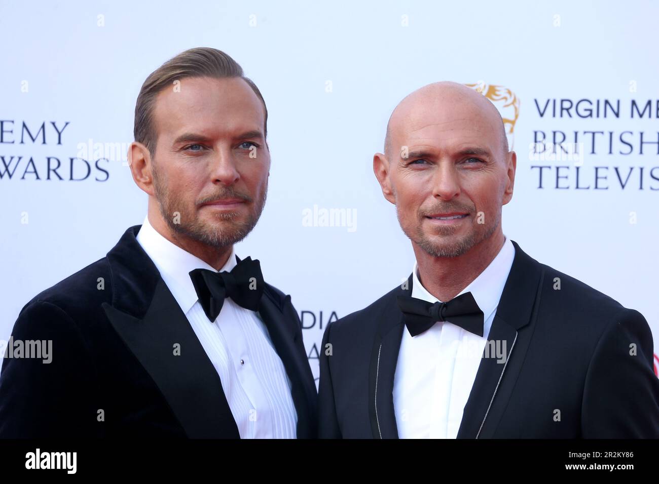 Matt Goss and Luke Goss attend the British Academy Television Awards at ...
