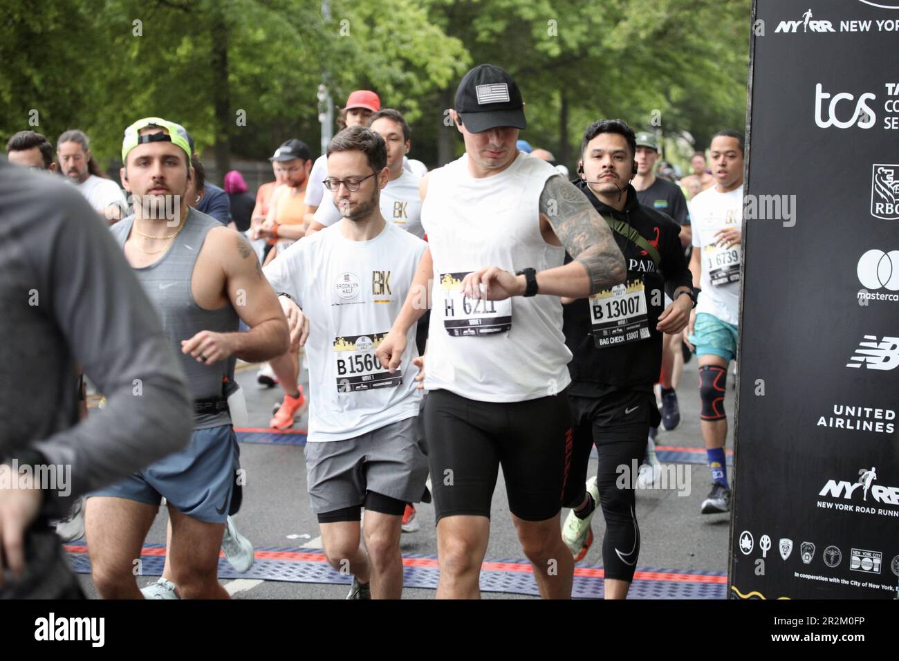 Brooklyn, USA, USA. 20th May, 2023. (SPO) Brooklyn Half Marathon 13.1 ...