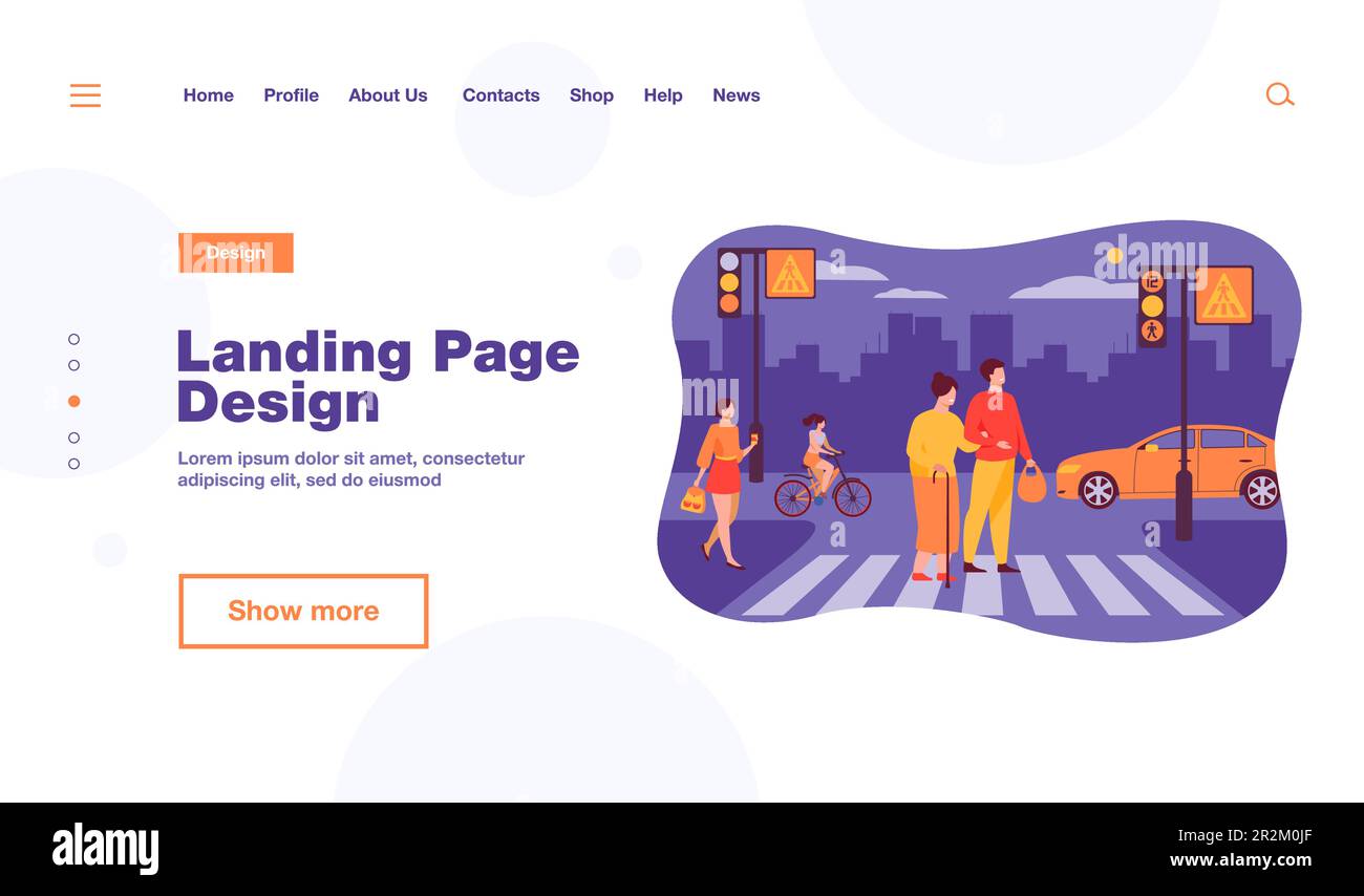 Young man crossing road Cut Out Stock Images & Pictures - Alamy