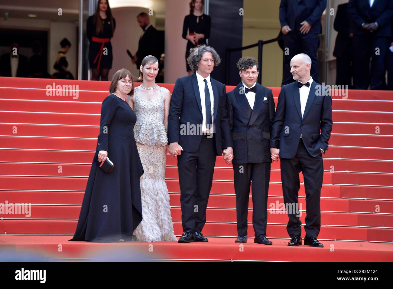 CANNES, FRANCE - MAY 19: Ewa Puszczynska, Sandra Hüller, Jonathan ...