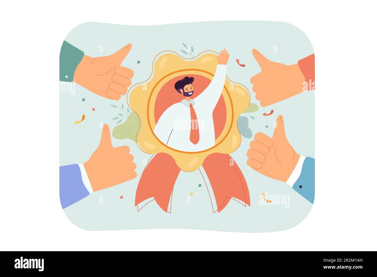 Best employee with outstanding reputation Stock Vector Image & Art - Alamy