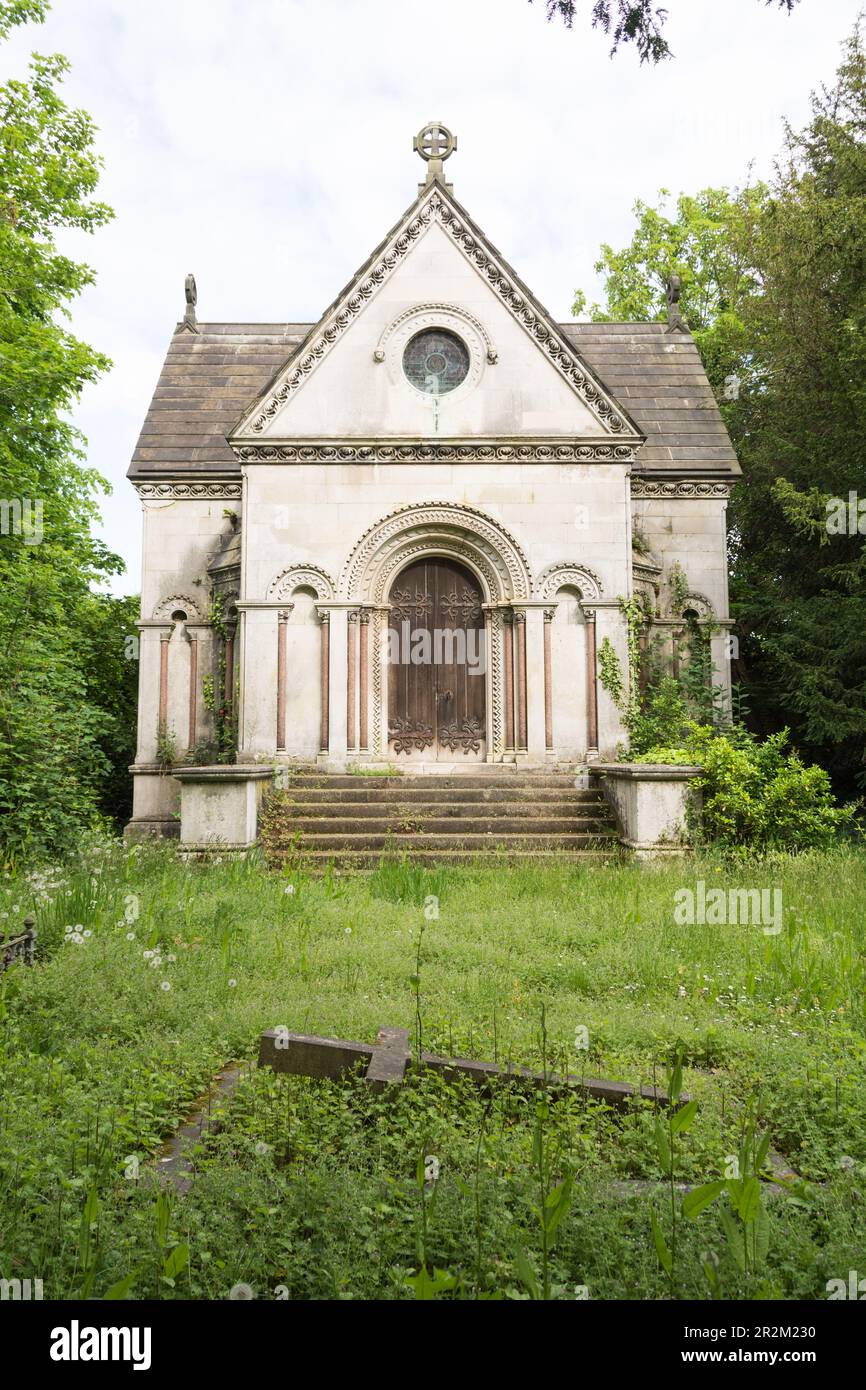 William Burn's Mausoleum in the grounds of Grove House, Roehampton ...