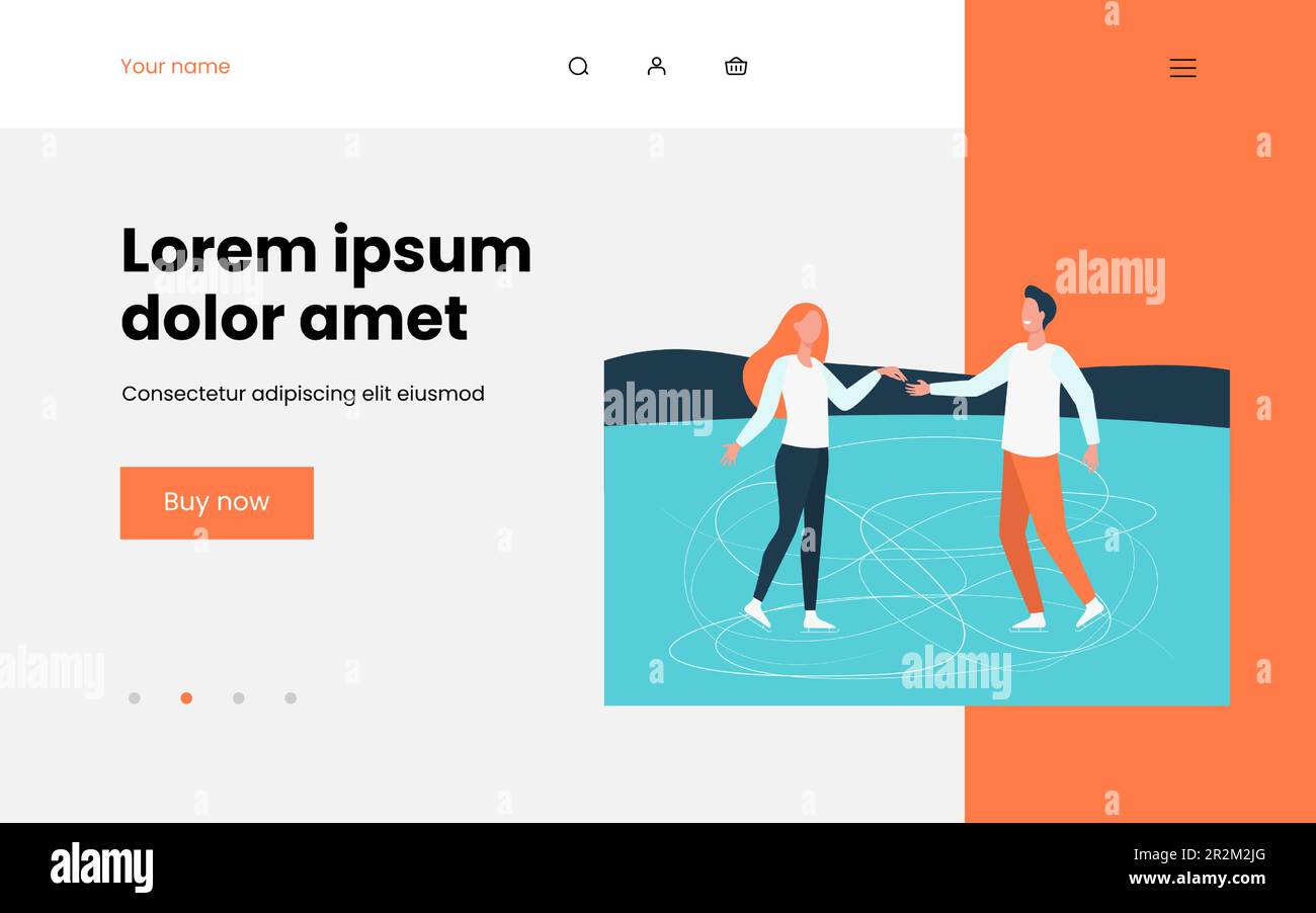 Young happy woman winter Stock Vector Images - Alamy