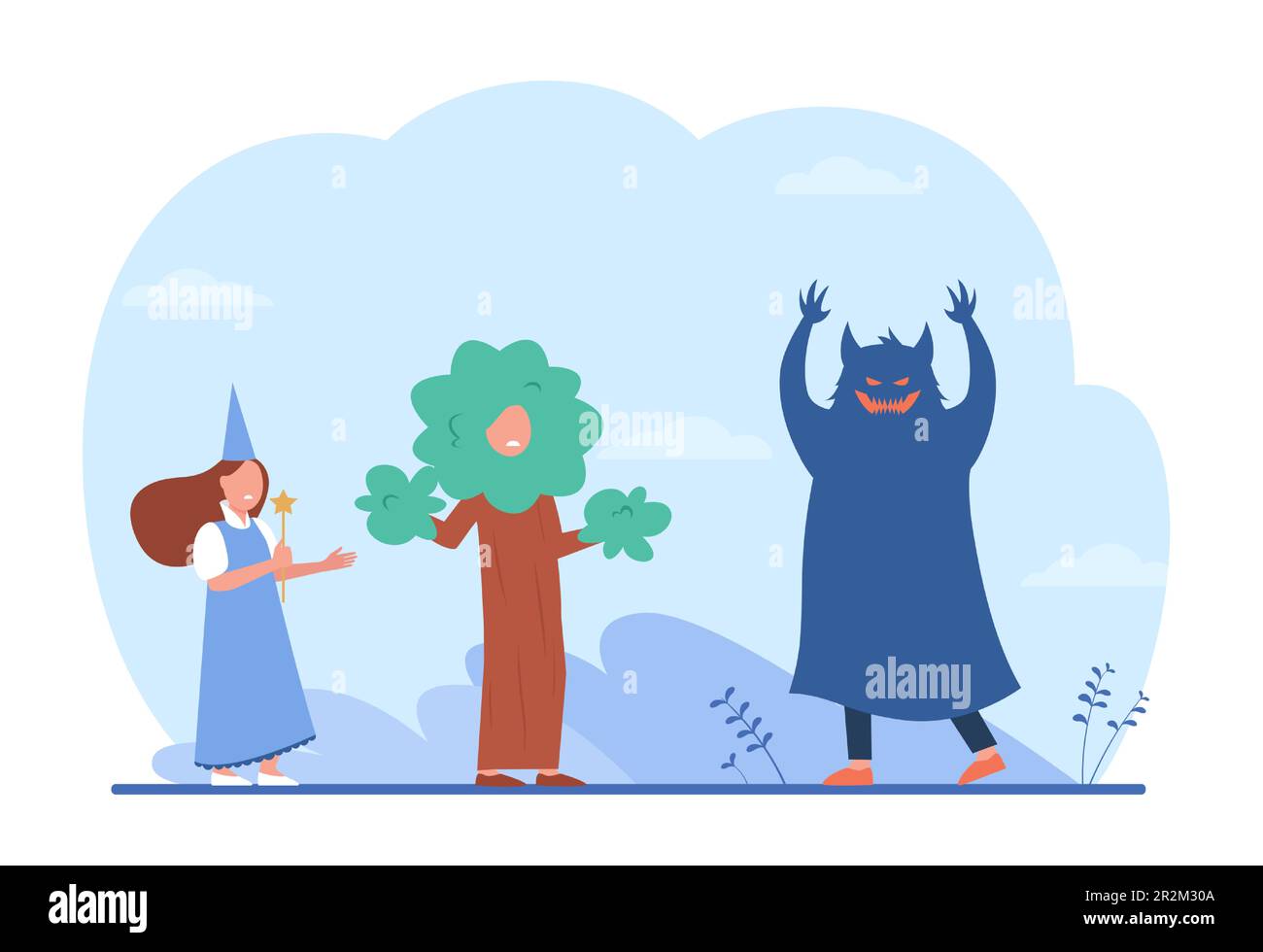 Children stage costume Stock Vector Images - Alamy