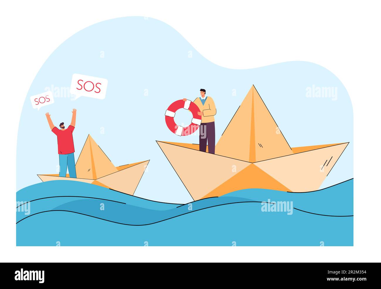 Despair friendship Stock Vector Images - Alamy