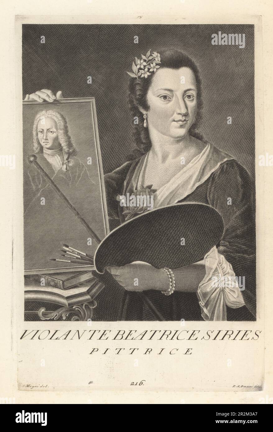 Violante Beatrice Siries, Italian painter, 1709–1783. Born in Florence ...
