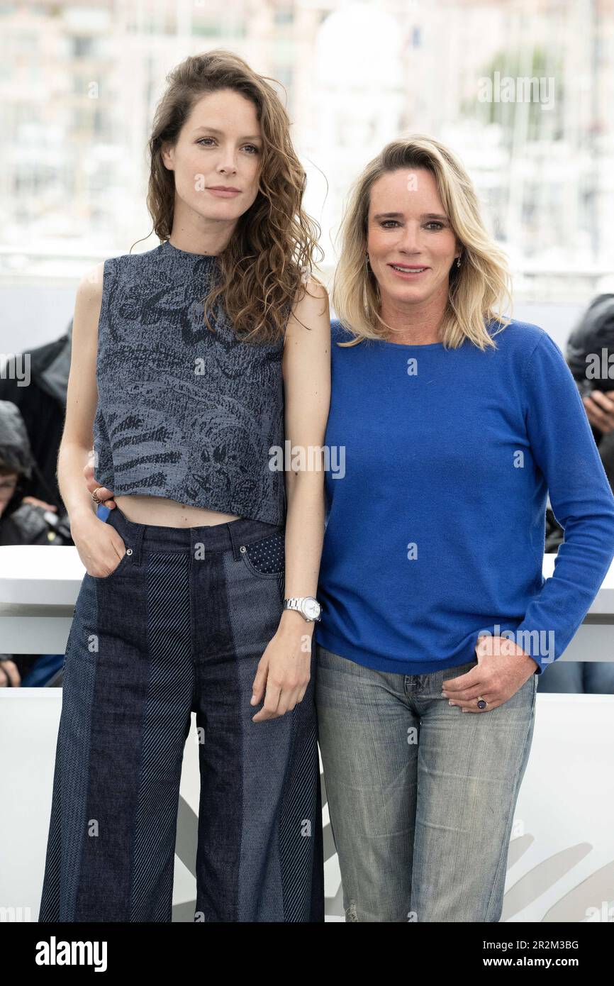 Cannes, France. 20th May, 2023. Stephane Caillard and Geraldine Danon ...