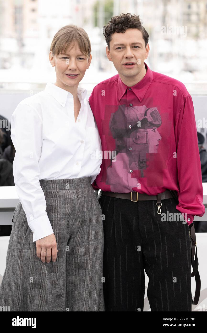 Cannes, France. 20th May, 2023. Christian Friedel and Sandra Huller ...