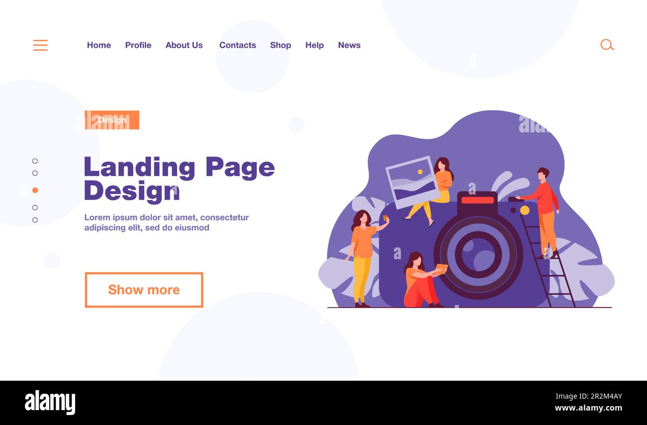 Woman smiling camera male Stock Vector Images - Alamy