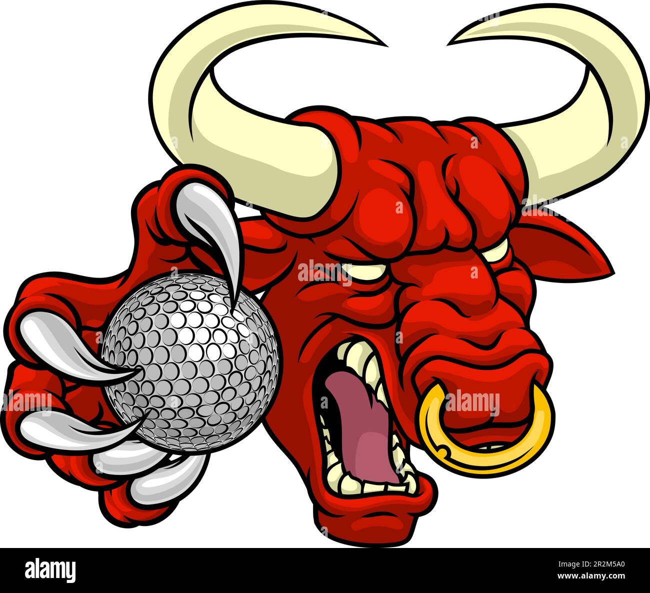 Golfing cartoon punch Stock Vector Images - Alamy