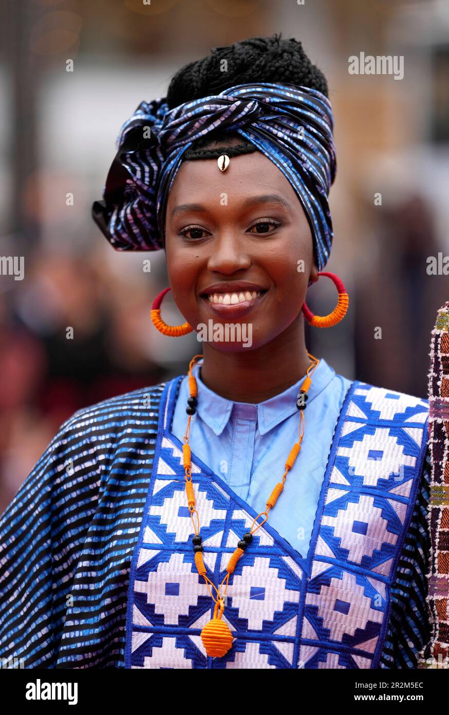 Khady Mane poses for photographers upon arrival at the premiere of the ...