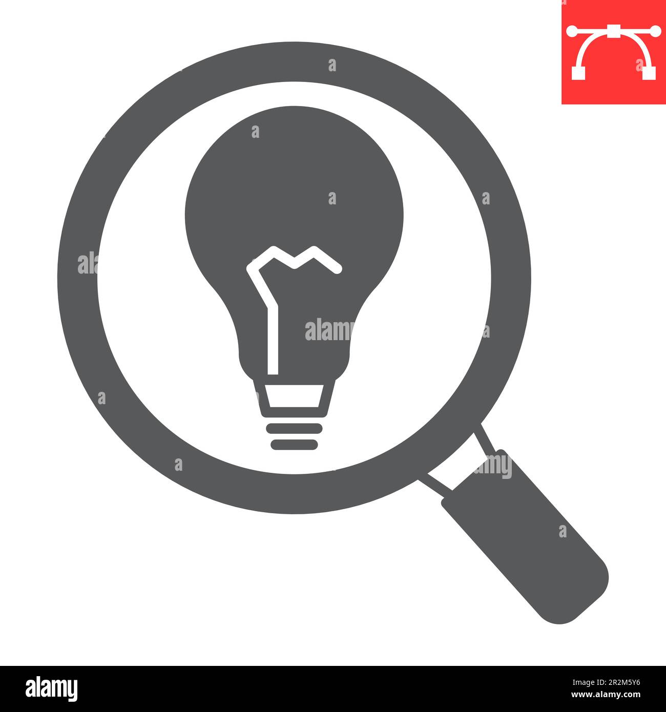 Magnifying glass clipart hi-res stock photography and images - Alamy