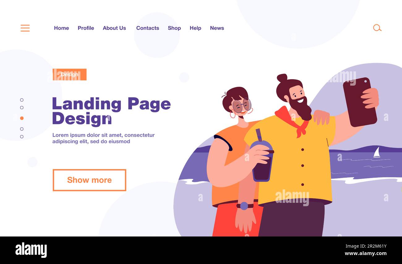 Man mobile phone beach Stock Vector Images - Alamy