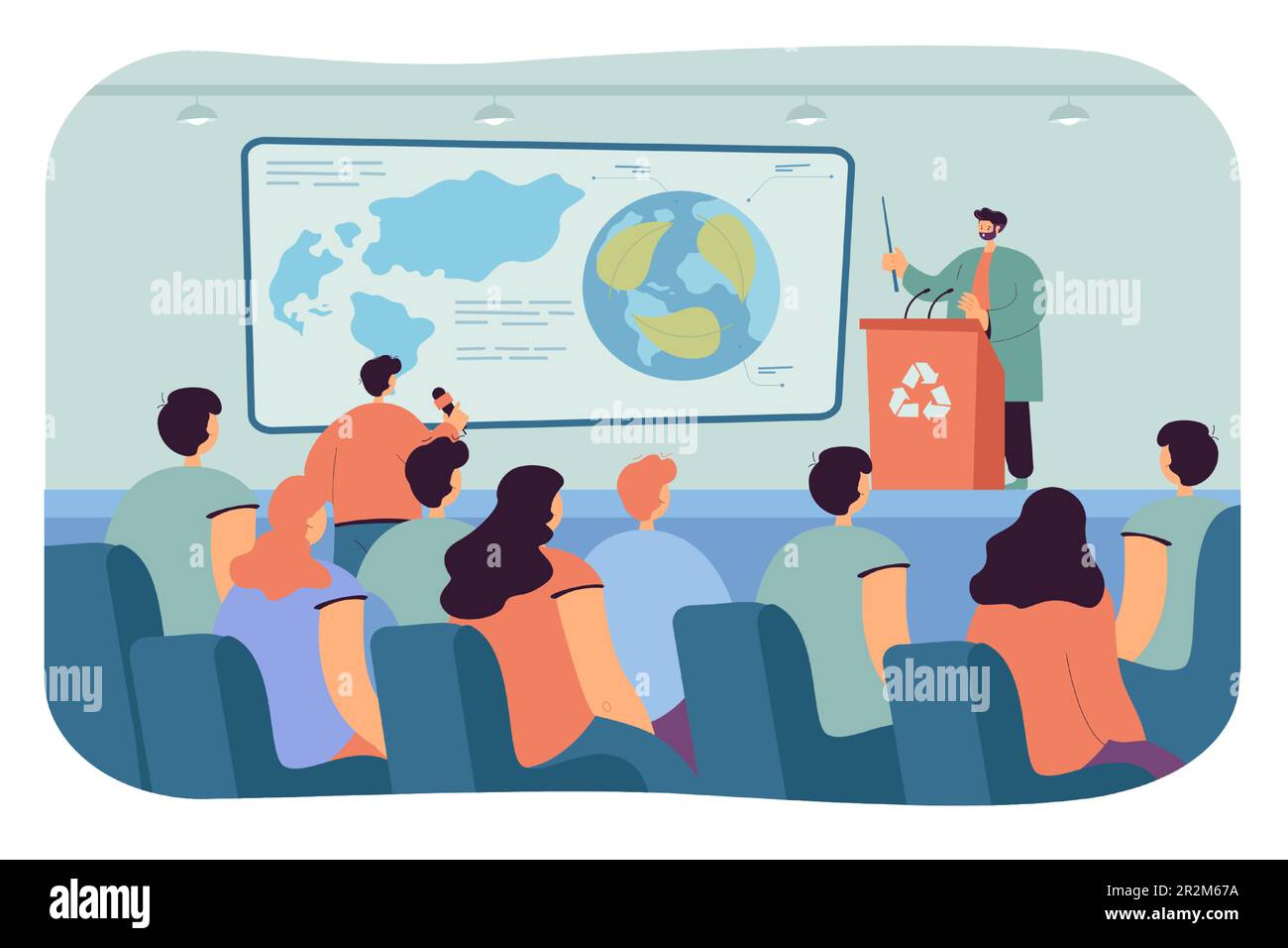 Presentation conference page design Cut Out Stock Images & Pictures - Alamy