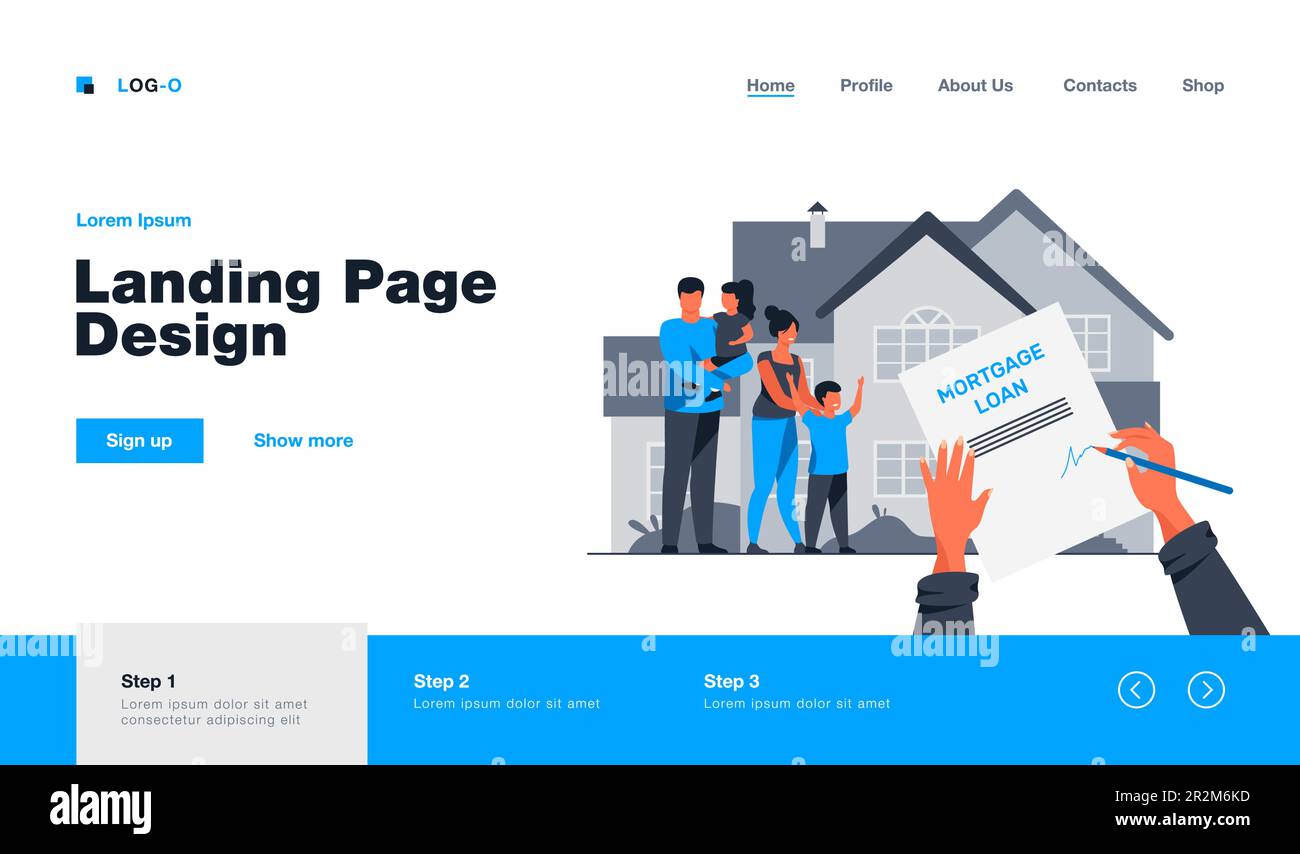 Happy family in background Stock Vector Images - Alamy