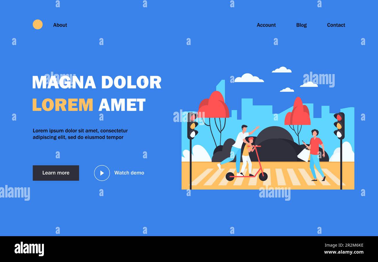 Pedestrians warning Stock Vector Images - Alamy