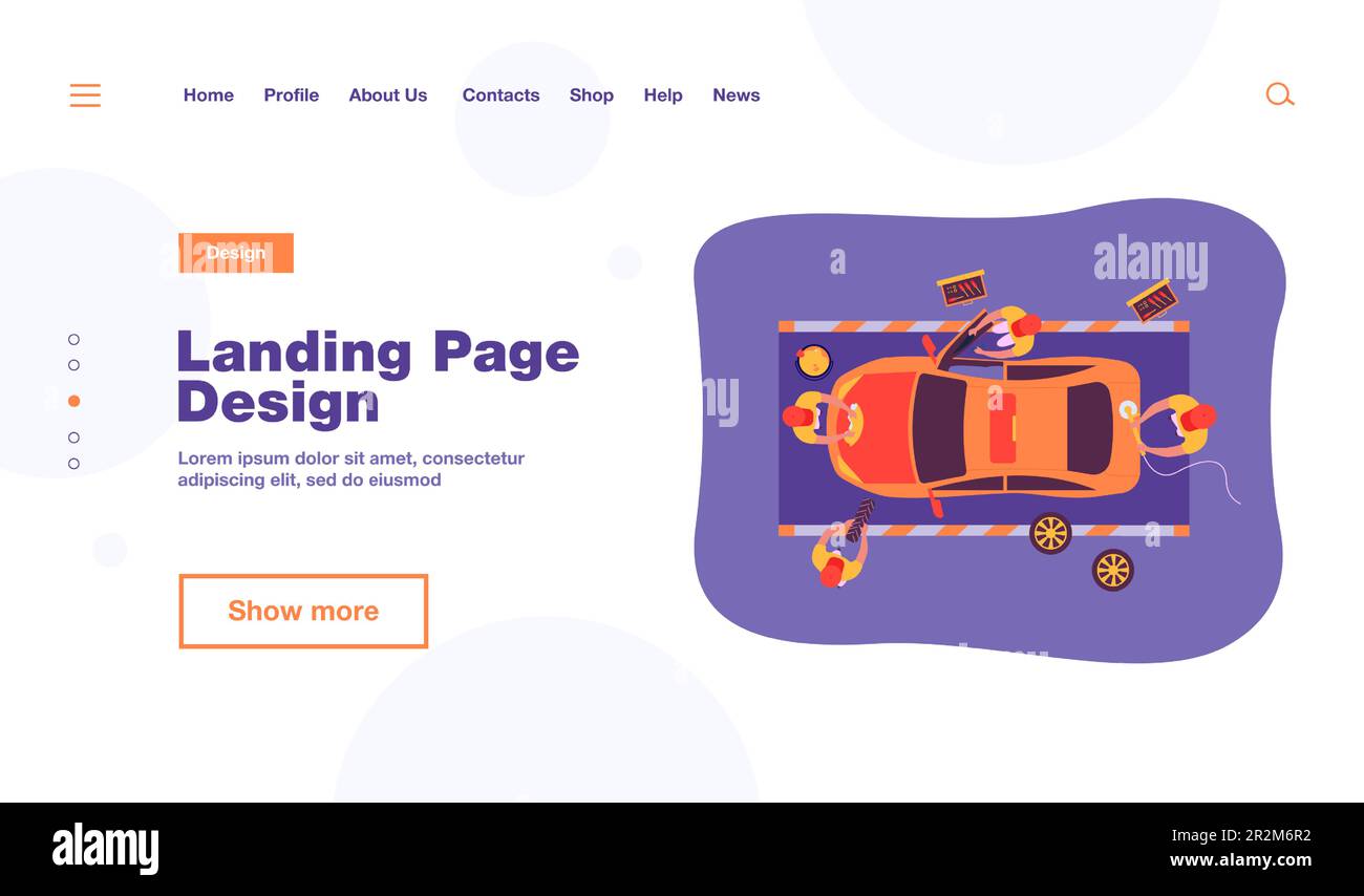 Mechanic working on wheel Stock Vector Images - Alamy