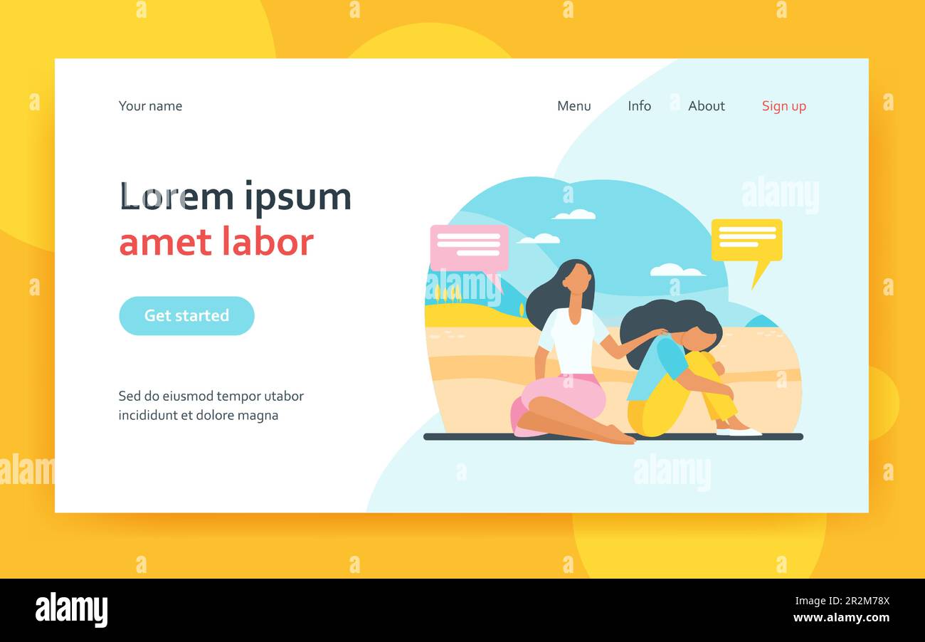 Business lady sad woman Stock Vector Images - Alamy