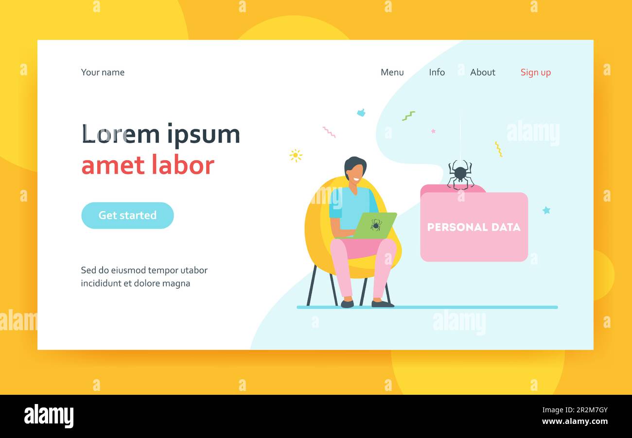 Happy hacker Stock Vector Images - Alamy