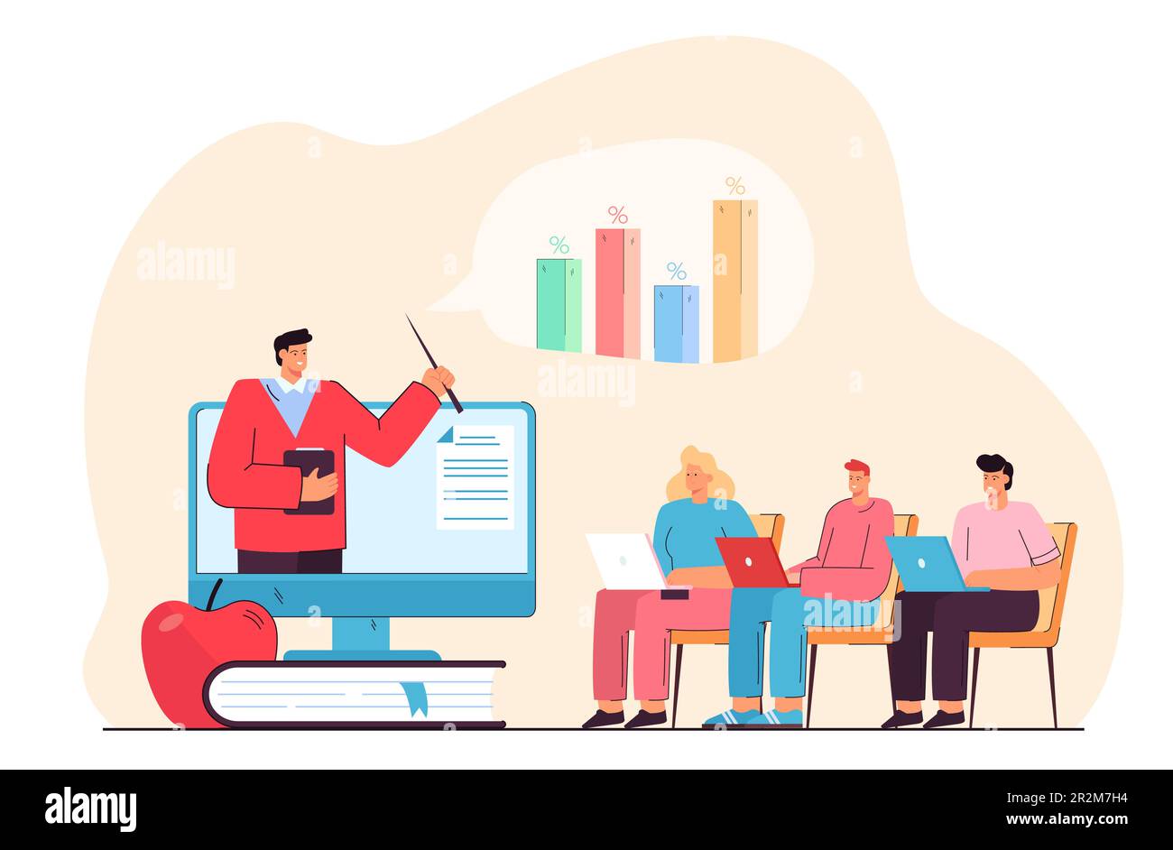 Explaining profit report Stock Vector Images - Alamy