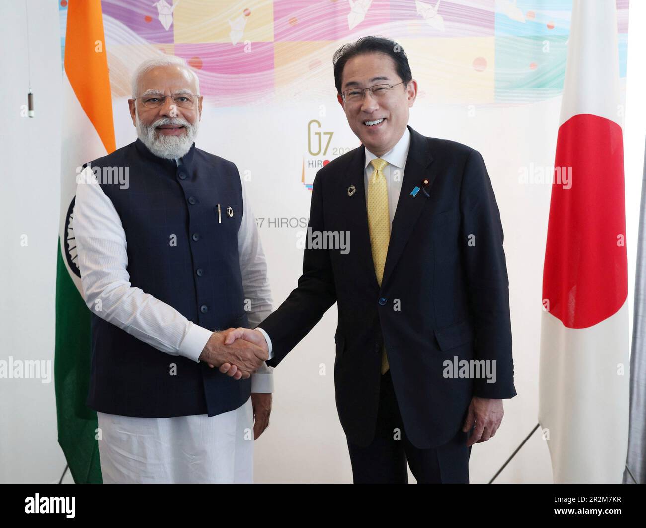 Hiroshima, Japan. 20th May, 2023. Indian Prime Minister Narendra Modi ...