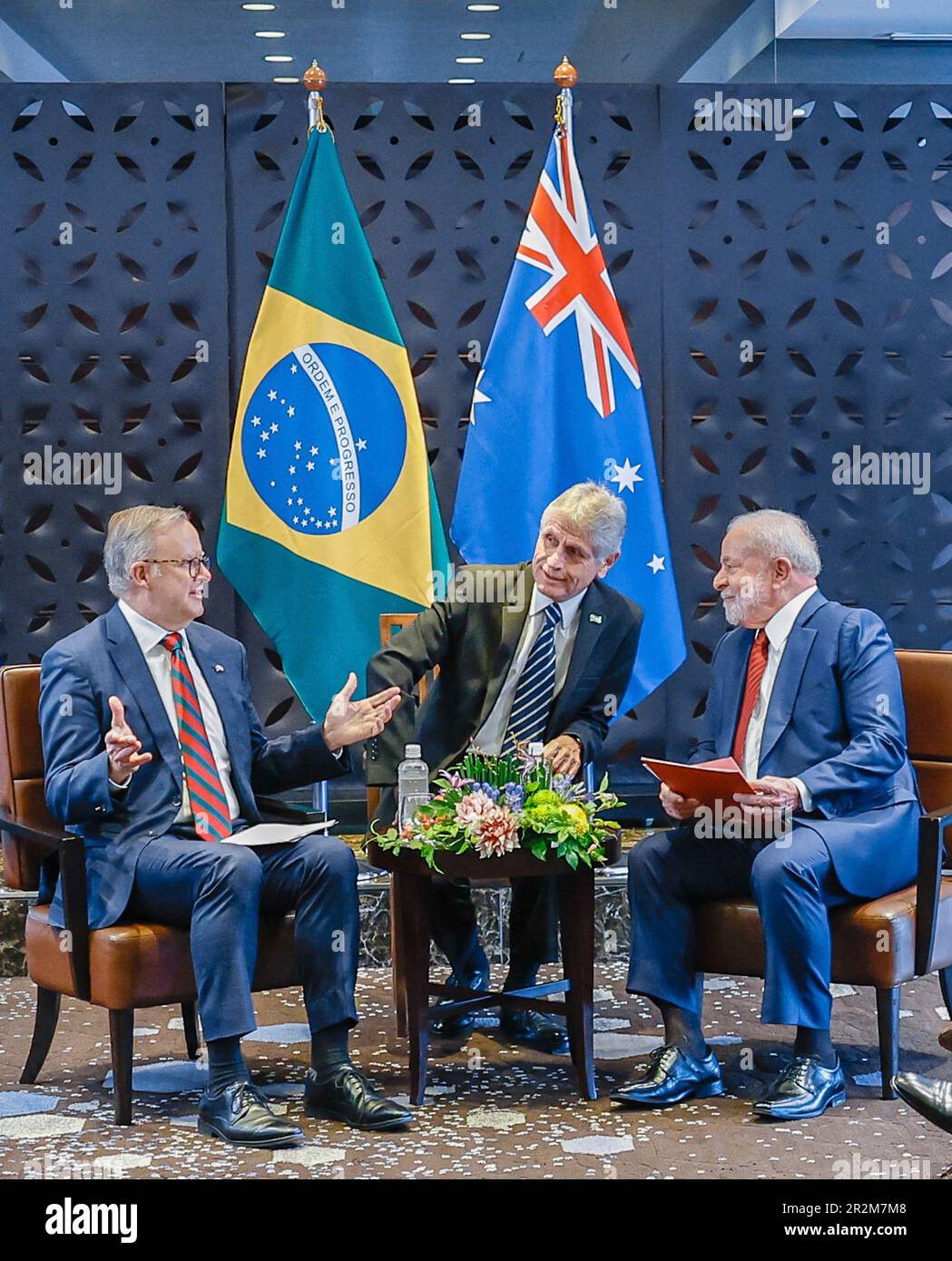 Hiroshima, Japan. 20th May, 2023. Brazilian President Luiz Inacio Lula ...