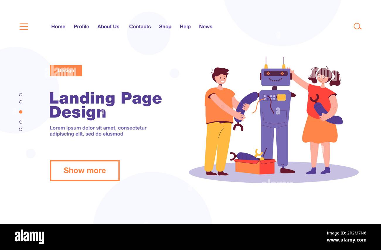 Children project group Stock Vector Images - Alamy