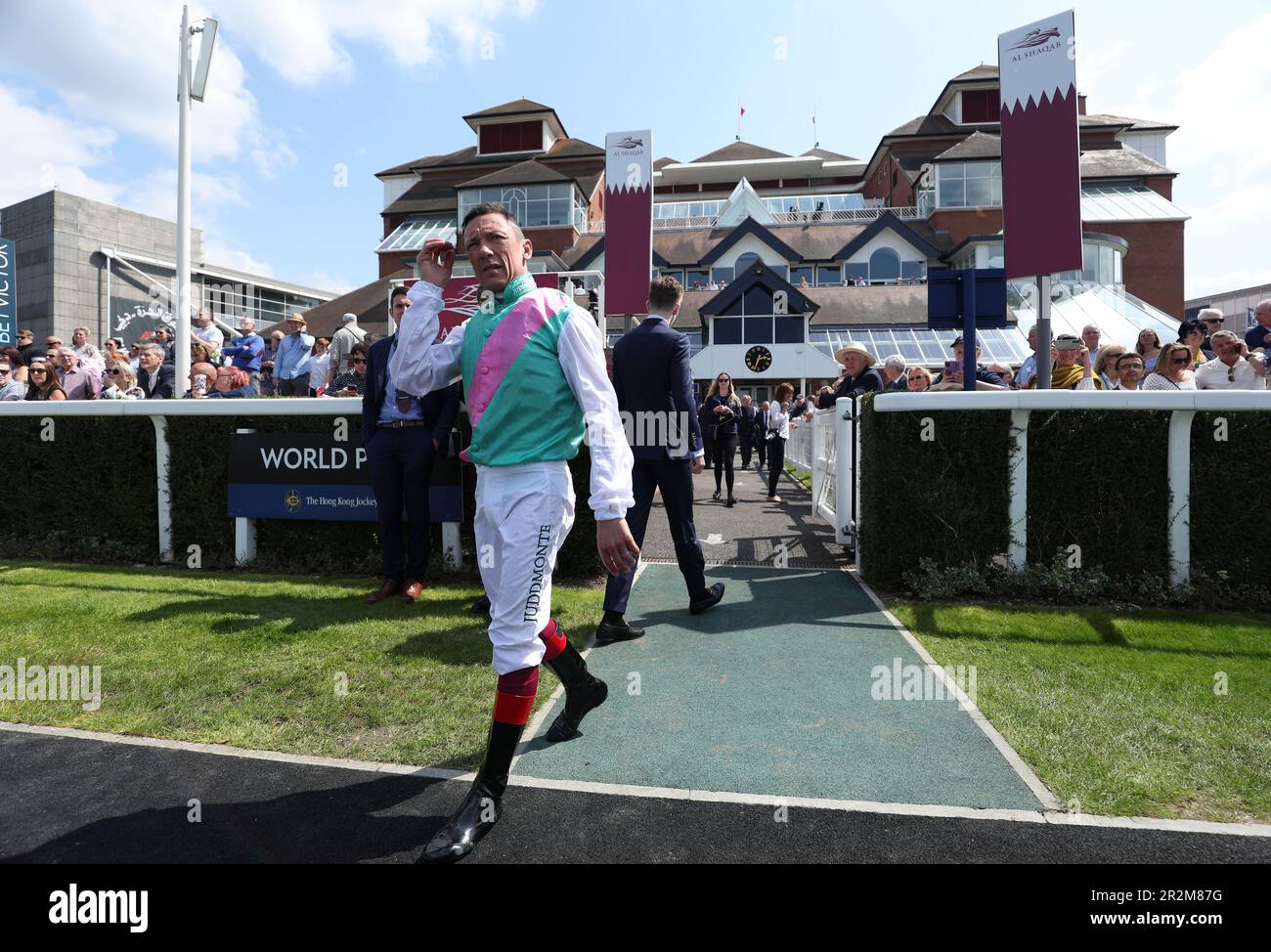 Frankie Dettory walks out ahead of the Al Rayyan Stakes (Registered As ...