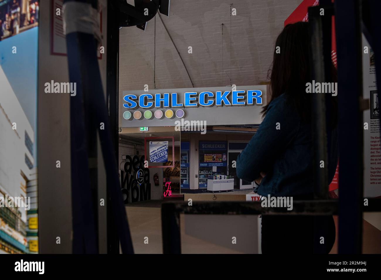 Berlin, Germany. 20th May, 2023. A woman stands in front of the ...