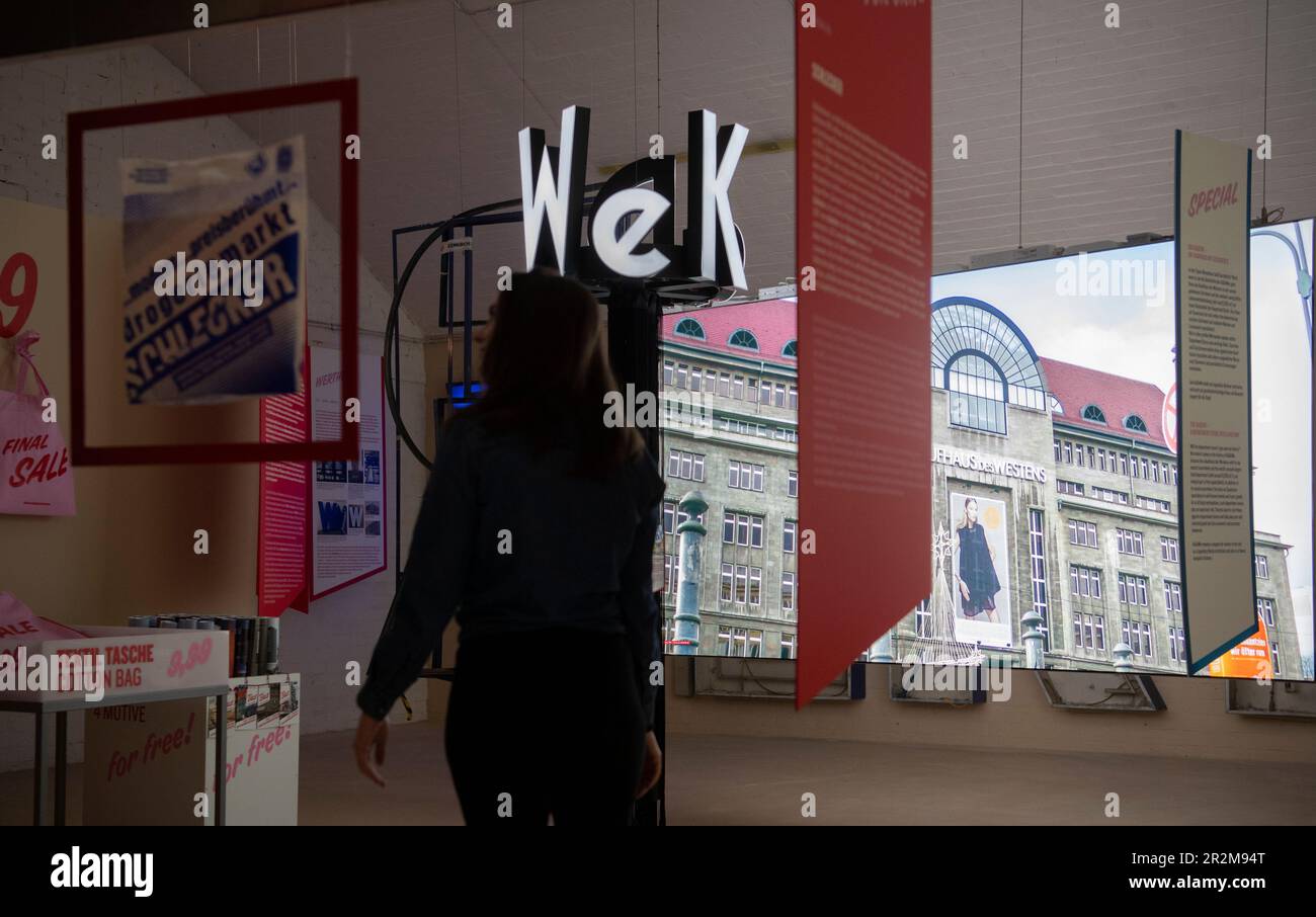 Berlin, Germany. 20th May, 2023. The KadeWe lettering can be seen in ...