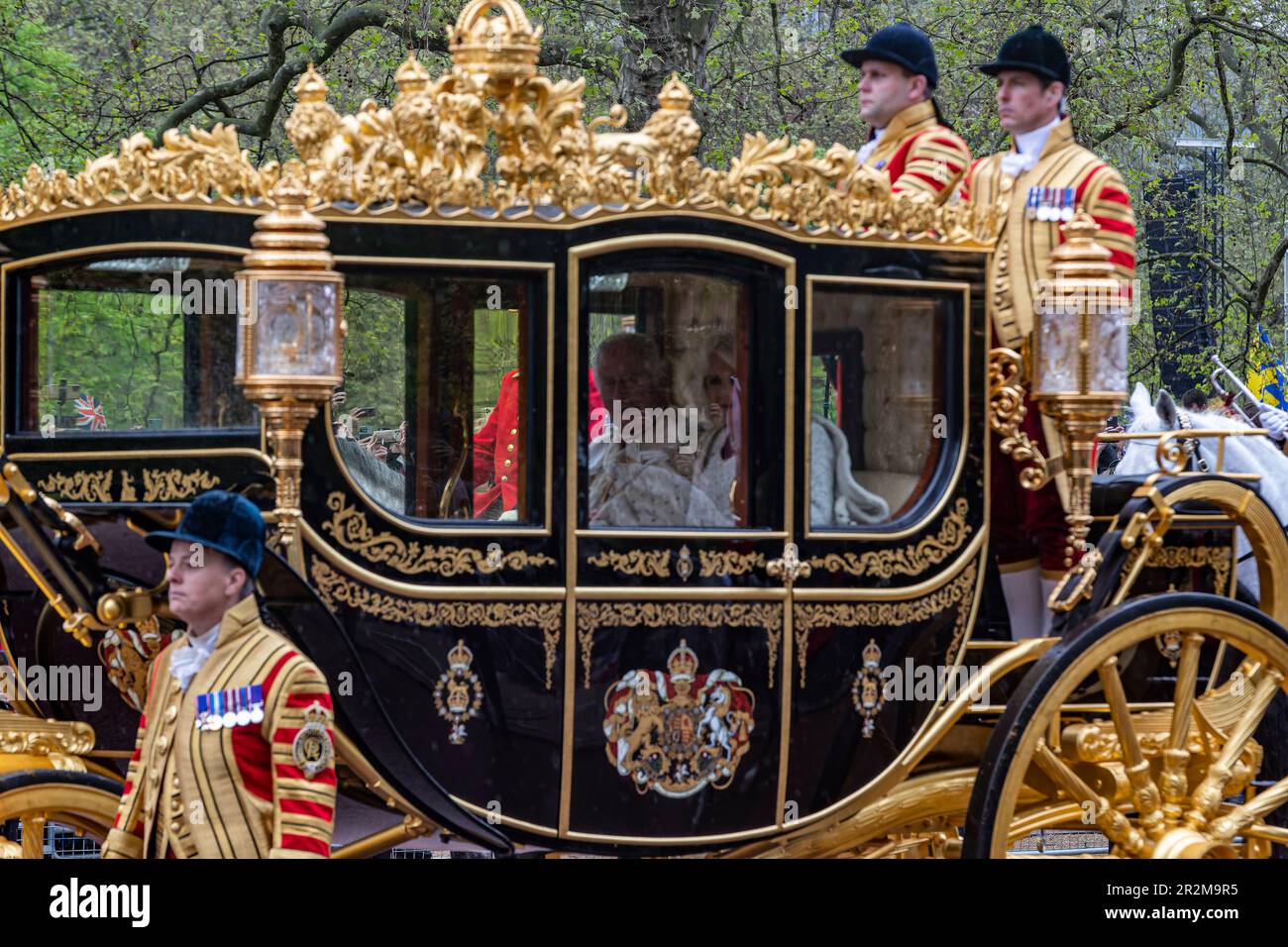 State Coach for Coronation of King Charles III Stock Photo - Alamy