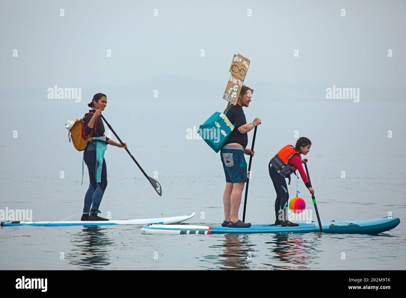 Portobello, Edinburgh, Scotland, UK. Surfers against sewage. Surfboards ...