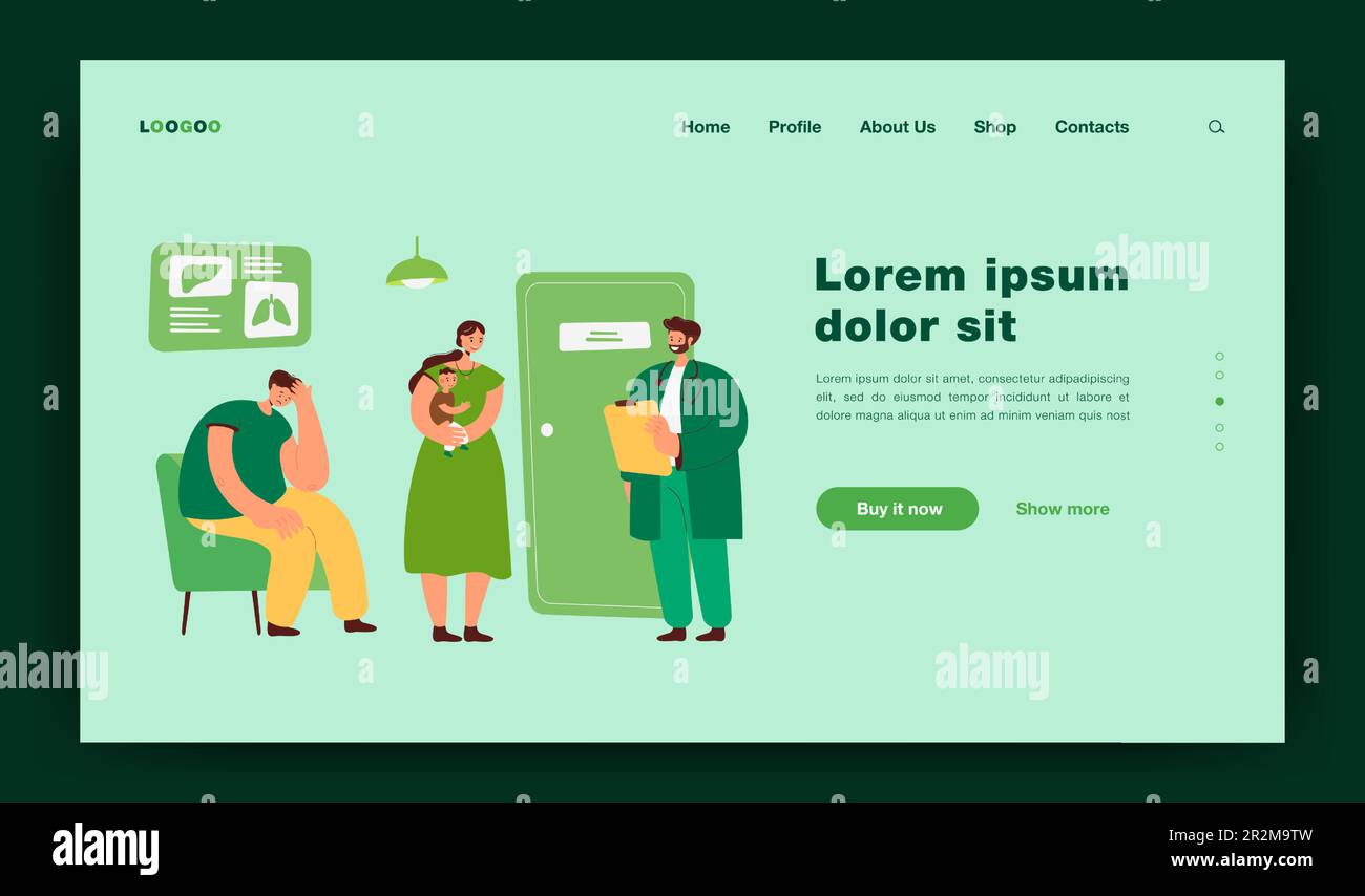 Hospital patients corridor Stock Vector Images - Alamy