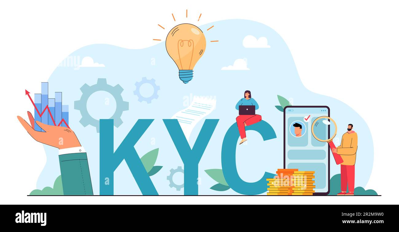 Knowing your customer flat vector illustration Stock Vector Image & Art ...