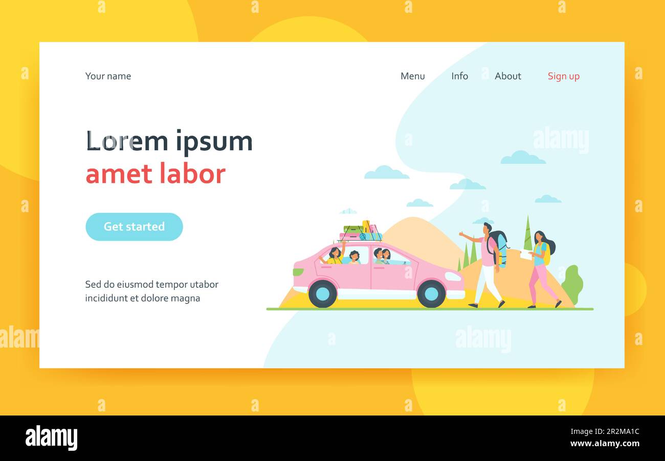 Catching car Stock Vector Images - Alamy