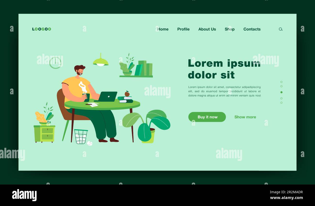 Drinking freelance Stock Vector Images - Alamy