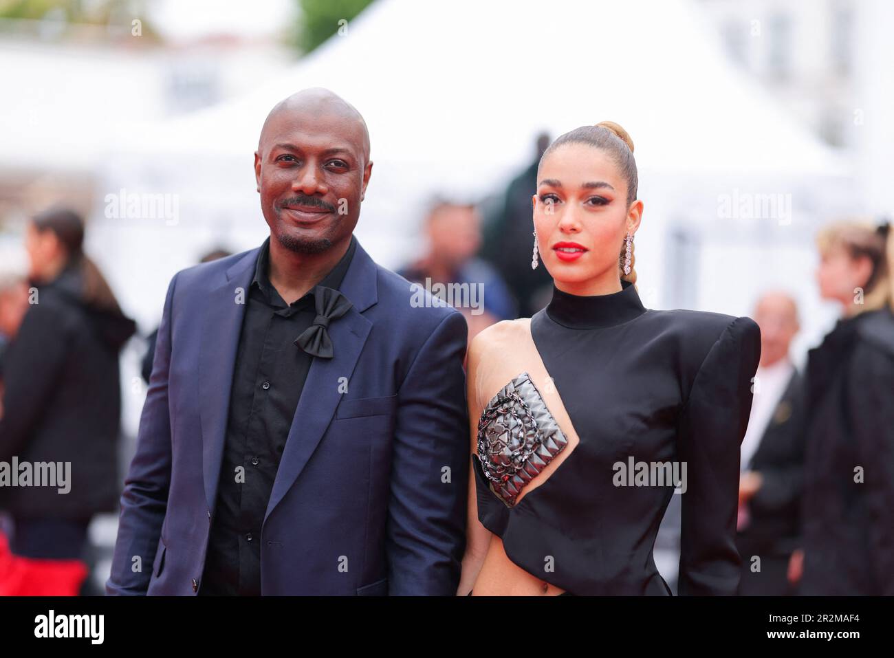 Cannes, France. 20th May, 2023. Harry Roselmack and Jade Chantelle ...