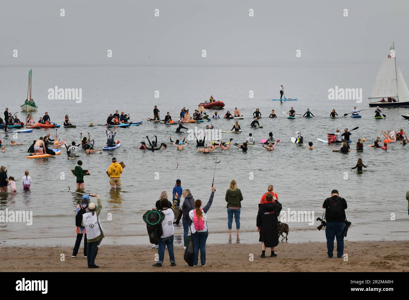 Edinburgh Scotland, UK 20 May 2023. Surfers Against Sewage National Day ...