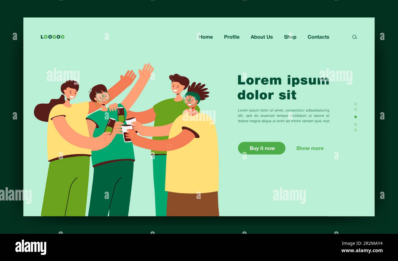 Team night out Stock Vector Images - Alamy